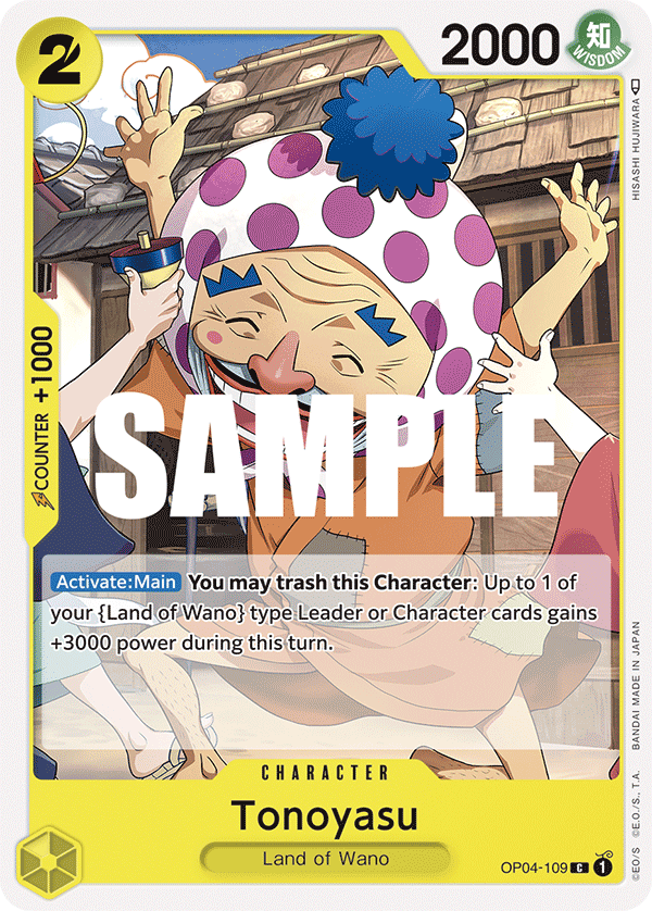 OP04-109 C ENG Tonoyasu Carte personnage commune – Boutique Carte One Piece