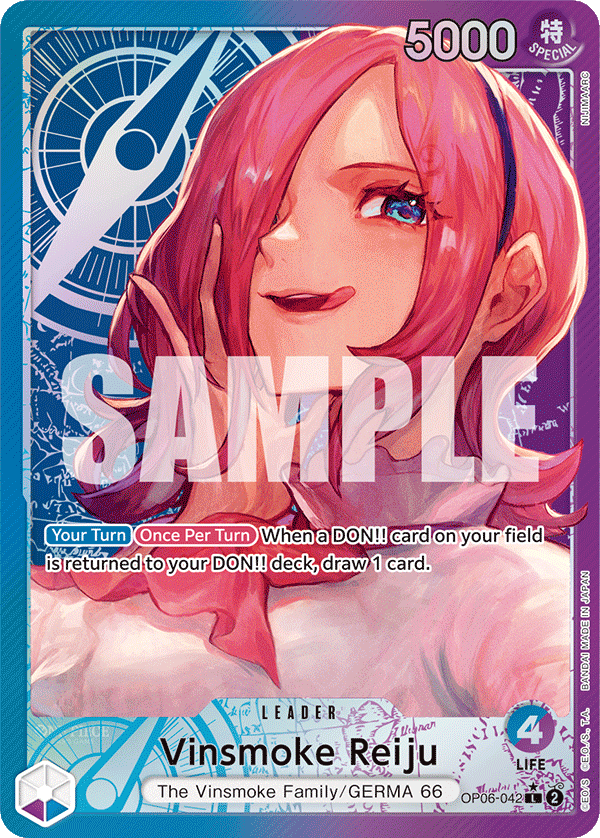 OP06-042 L ENG Vinsmoke Reiju (Parallèle) Carte leader – Boutique Carte ...